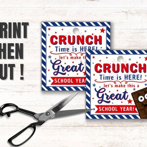 First Day of School Sweet Treat Tag Back to School Candy Tag Welcome ...