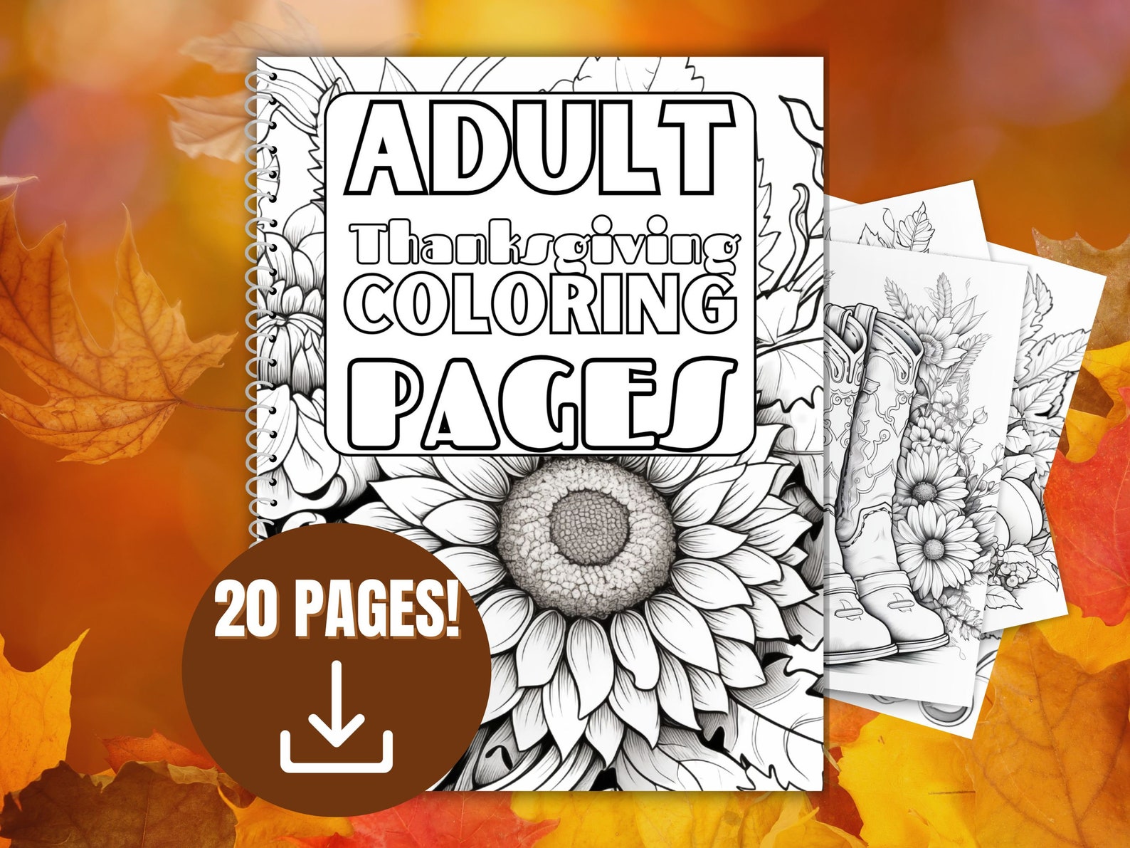 Printable Thanksgiving Adult Coloring Pages, Thanksgiving Coloring ...