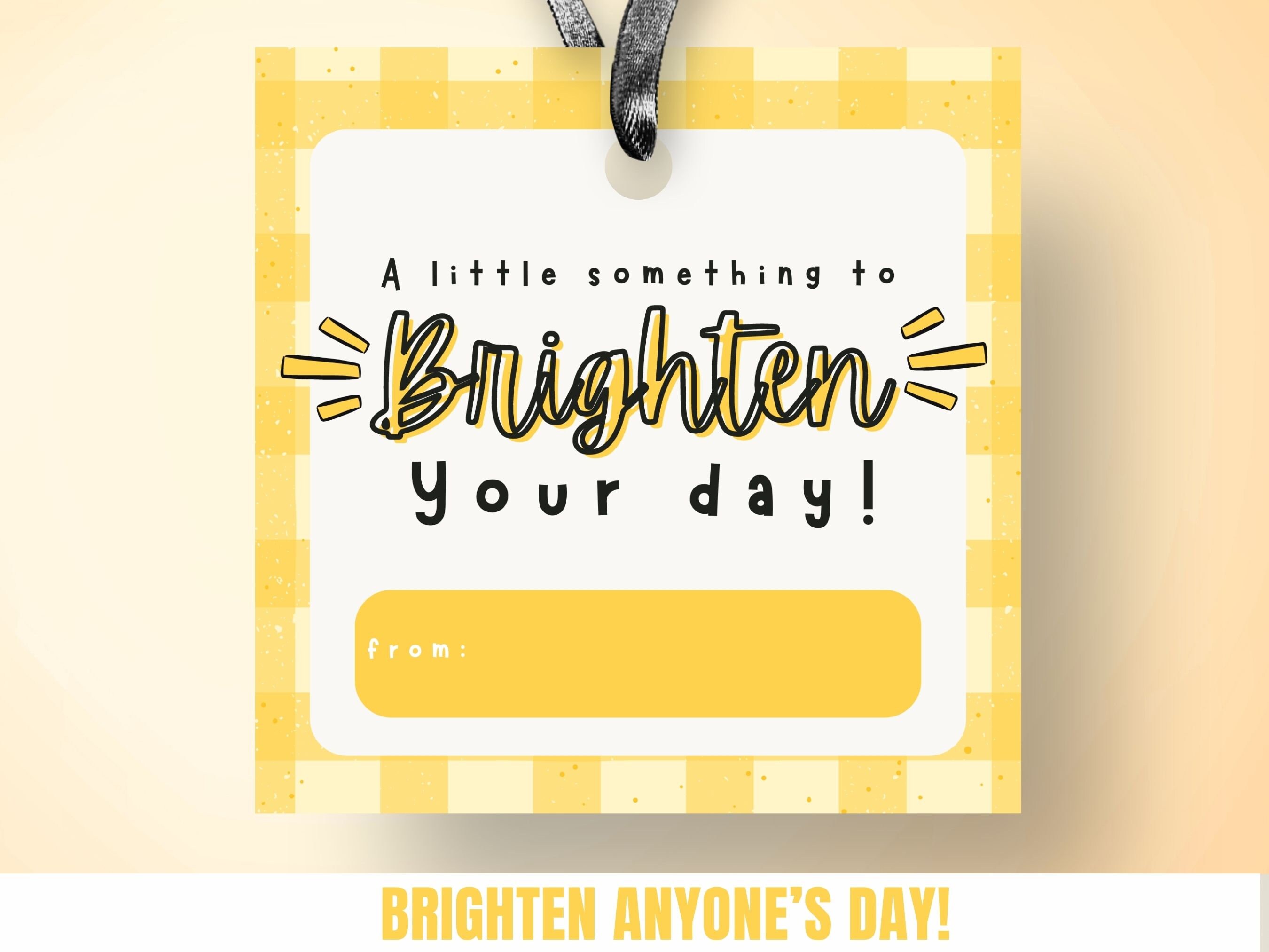 Something to Brighten Your Day Teacher Appreciation Week Gift Tag Co ...