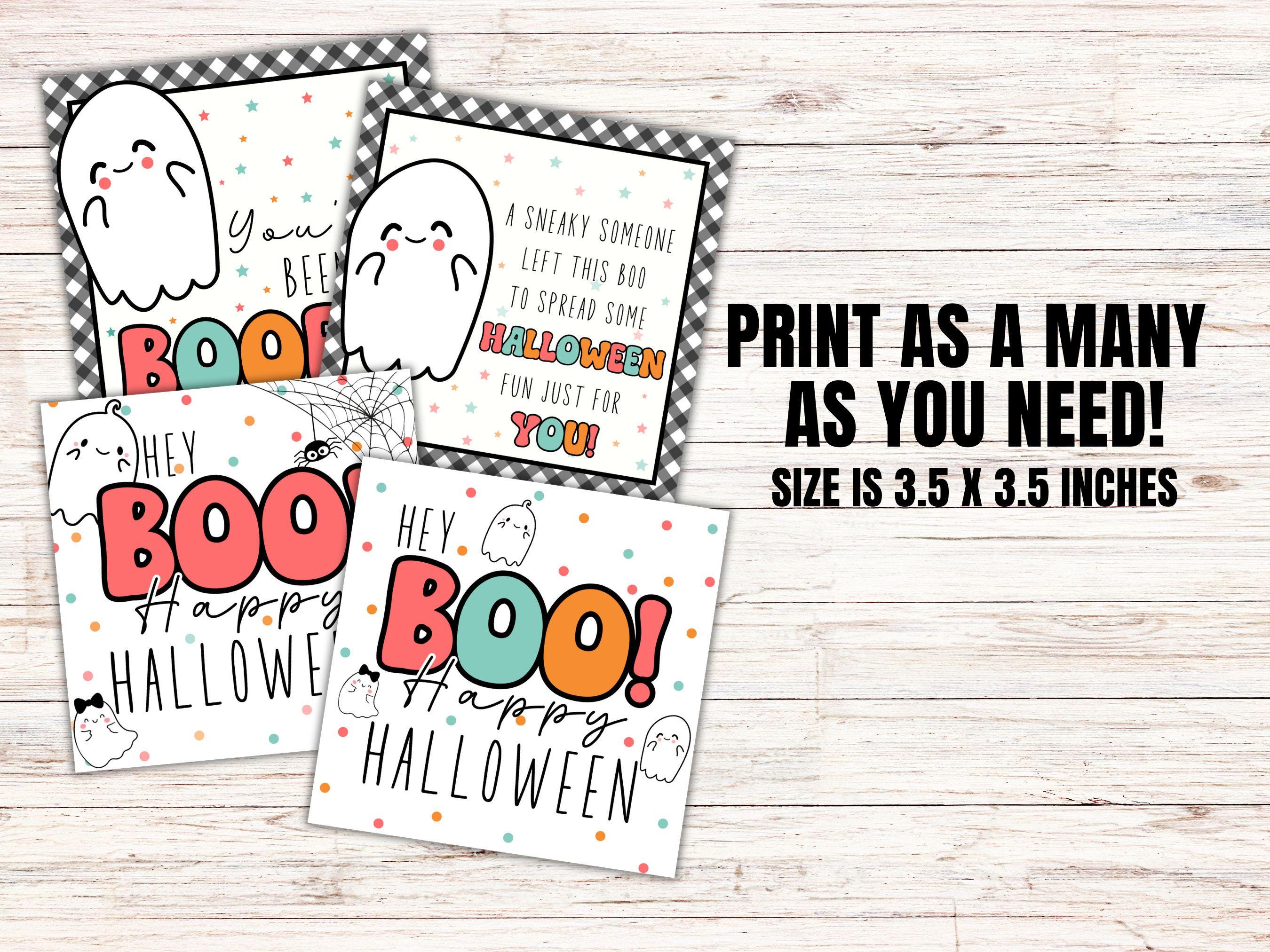 Halloween Neighbor You've Been Booed Boo Basket Tag Coworker Boo Game ...