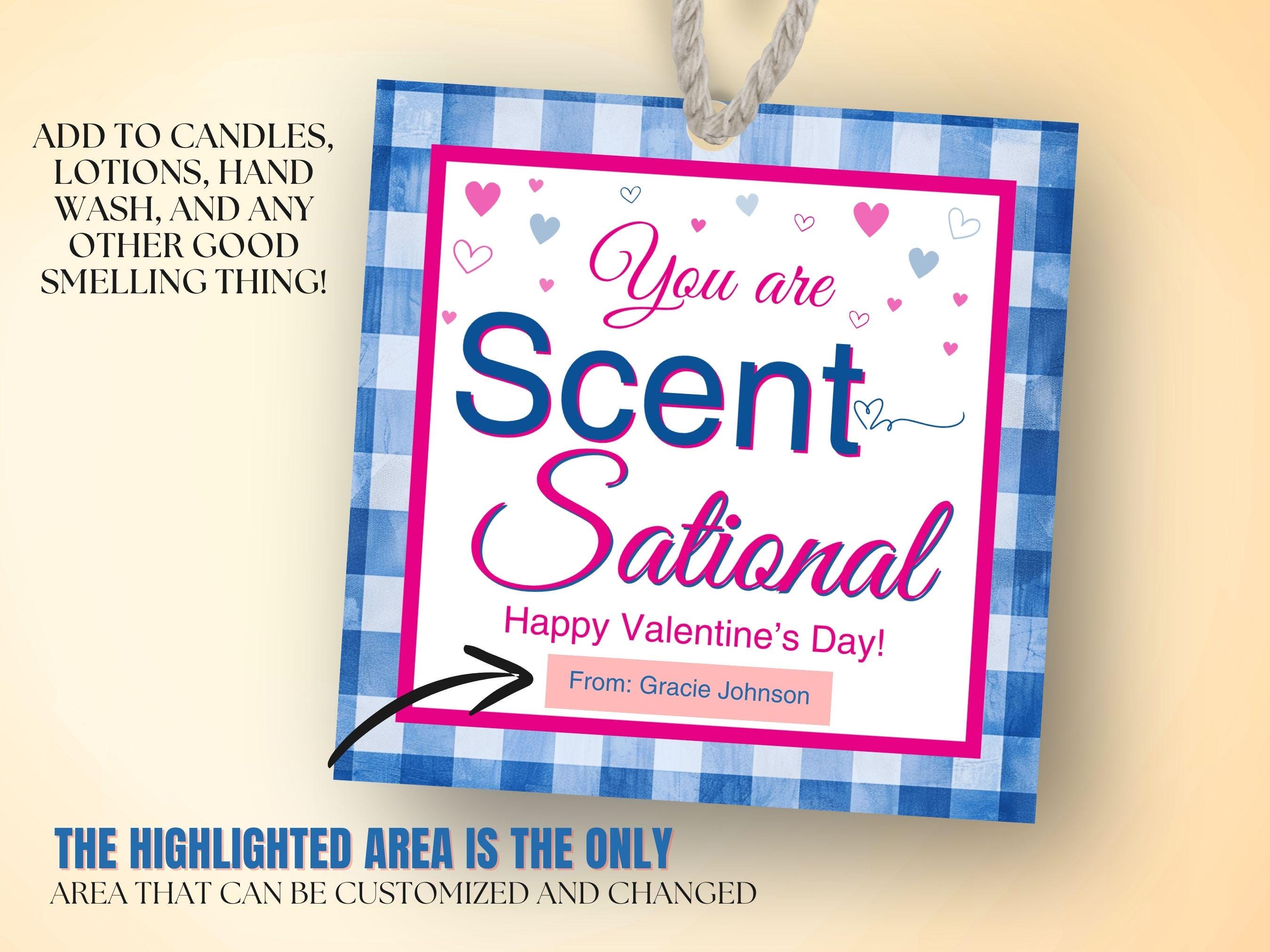 Valentine Tag Bath & Body Work Inspired Scent-sational Gift Tag, Non ...