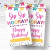 Editable Crazy Straw Tags Birthday Tags Sip Sip Hooray Its Your ...