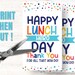 Lunch Hero Day Gift Tag Printable Lunch Hero Thank You Tag Lunch Hero ...