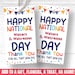 National Waiters and Waitresses Day Gift Tag Printable Thank You Tag ...