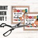Halloween Donut Tag Halloween Appreciation Donut Tag Teacher ...