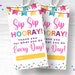 Sip Sip Hooray Appreciation Gift Tag Printable Sip Sip Hooray Teacher ...