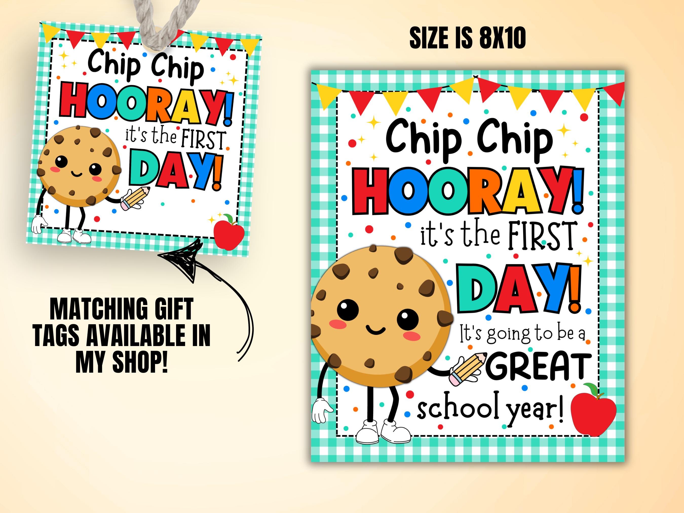 Cookie Teacher Appreciation First Day of School Sign Printable Cookie ...