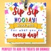 Sip Sip Hooray Appreciation Gift Tag Printable Sip Sip Hurray Teacher ...