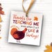 Thanksgiving Teacher Gift Tags Thankful for You Teacher Tag Turkey ...