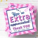 Gum Teacher Appreciation Tags Gum Employee Appreciation Tag Extra Gift ...
