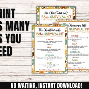 God's Survival Kit Christian Teacher Appreciation Church Volunteers ...