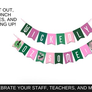 Wicked Teacher Appreciation Banner Printable Wicked Ozsome Theme Idea ...
