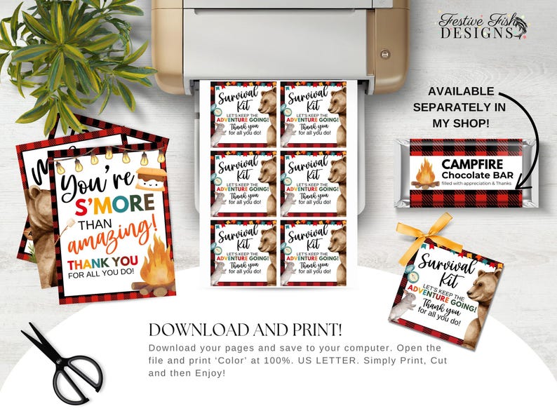 Camping Teacher Appreciation Sign Bundle Theme Ideas Weekly Theme Camp ...