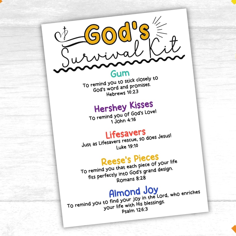 God Survival Cards - Etsy