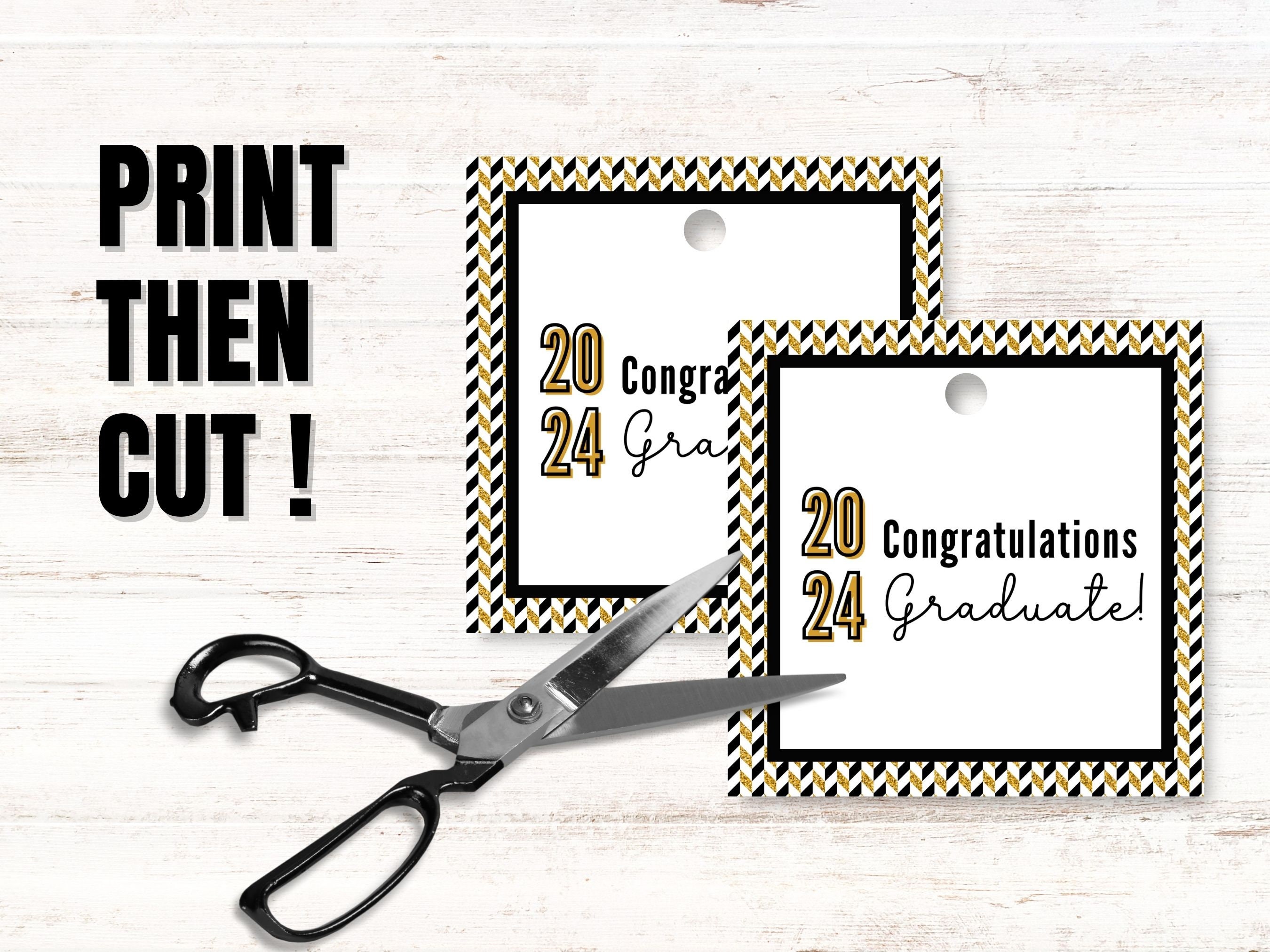 Class of 2024 Printable Tags Graduation Party Favor Tag Grad Party ...