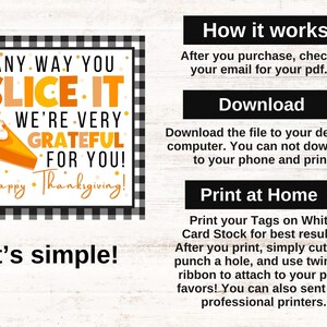 Teacher Pumpkin Pie Takes Thankful for You Staff Pie Appreciation Tags ...