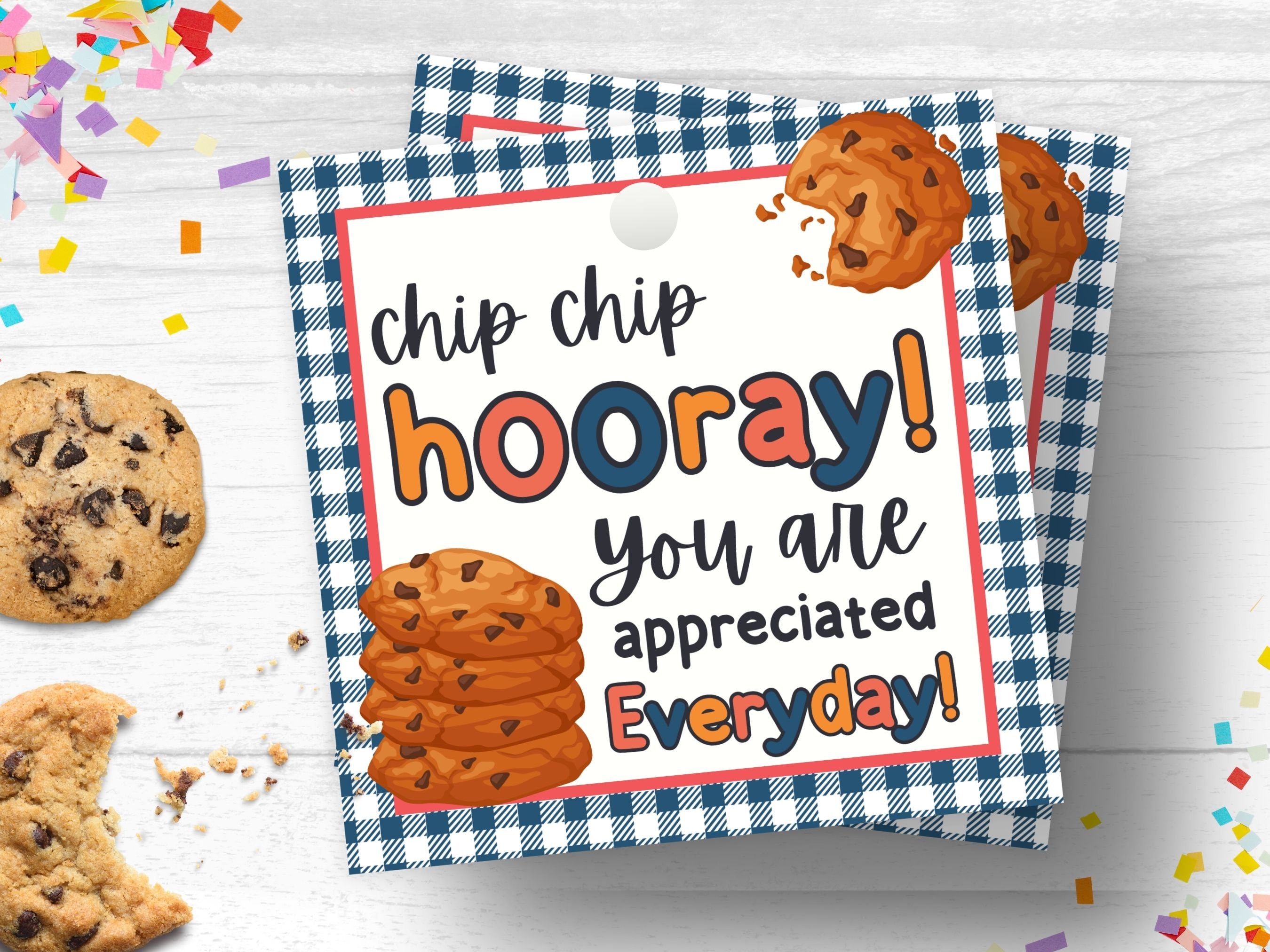 Cookies Teacher Appreciation Tag Employee Appreciation Cookie Thank You ...