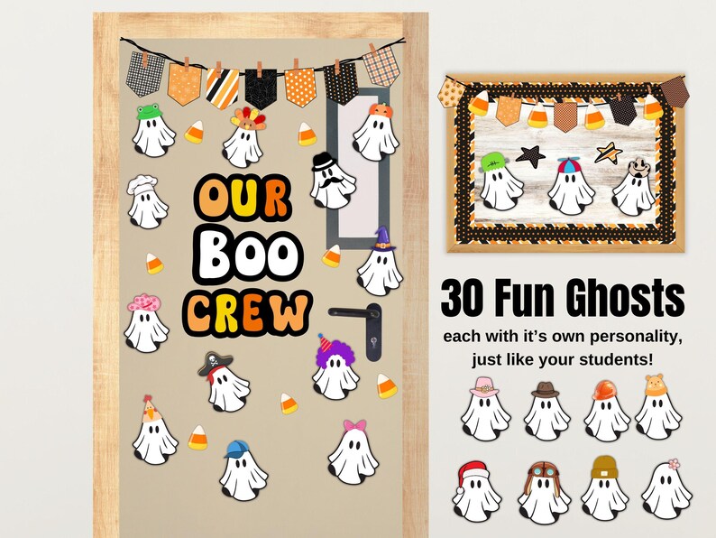 Classroom Halloween Door Decorations Printable Classroom Door Decor Kit ...