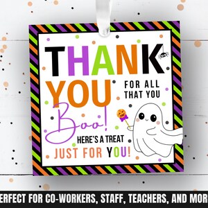 Employee Halloween Tag Teacher Appreciation Candy Tags Halloween Tags ...