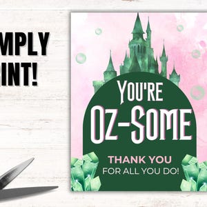 Wicked Teacher Appreciation Sign Printable Theme Ideas Sign for ...
