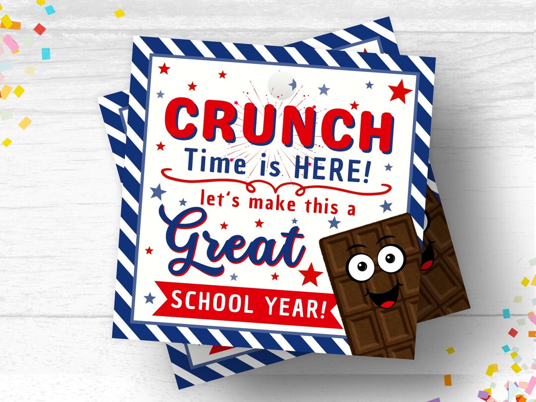 First Day of School Sweet Treat Tag Back to School Candy Tag Welcome ...