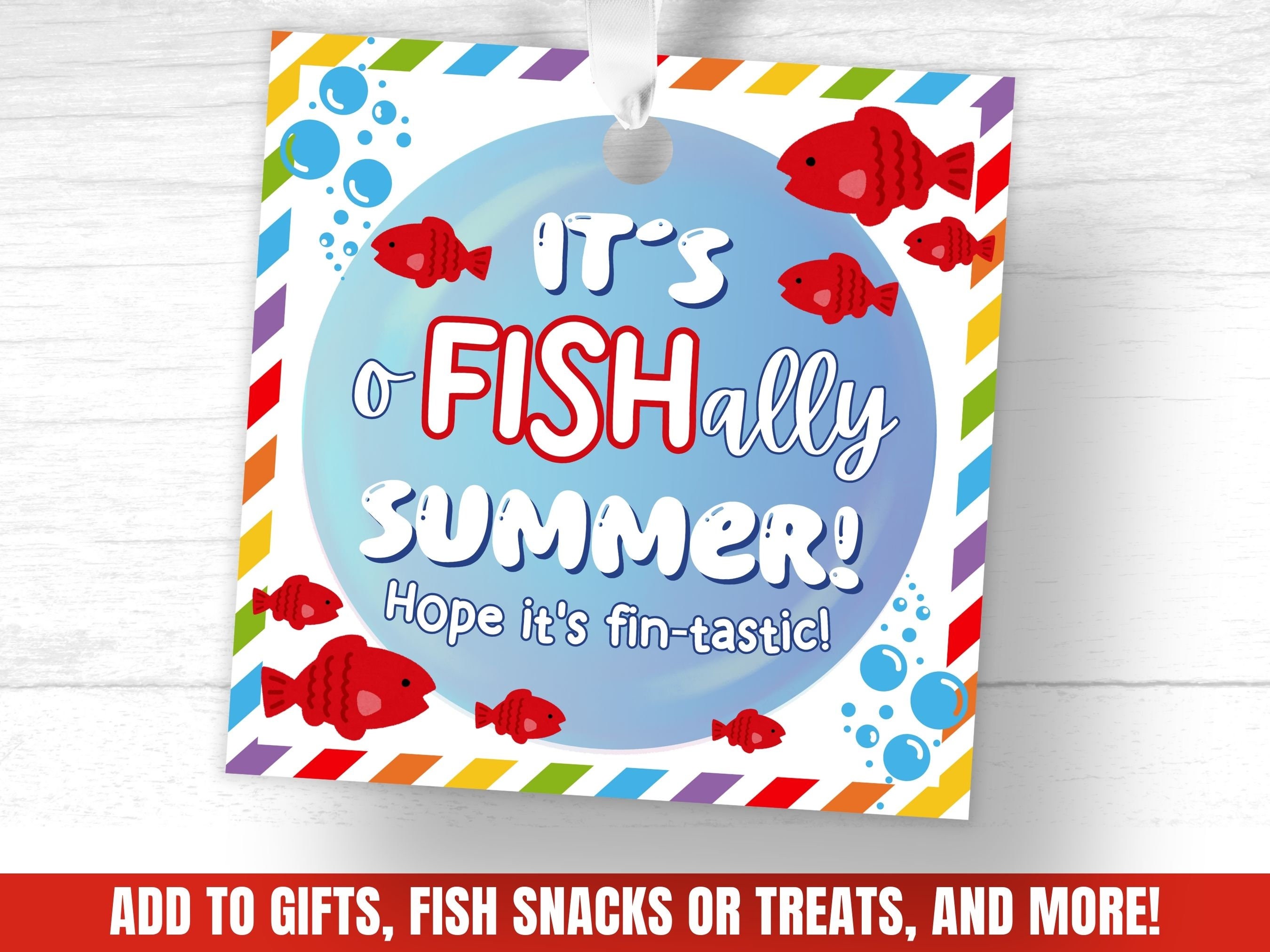 Ofishally Summer Gift Tag End of School Year Tags End of Year Student ...