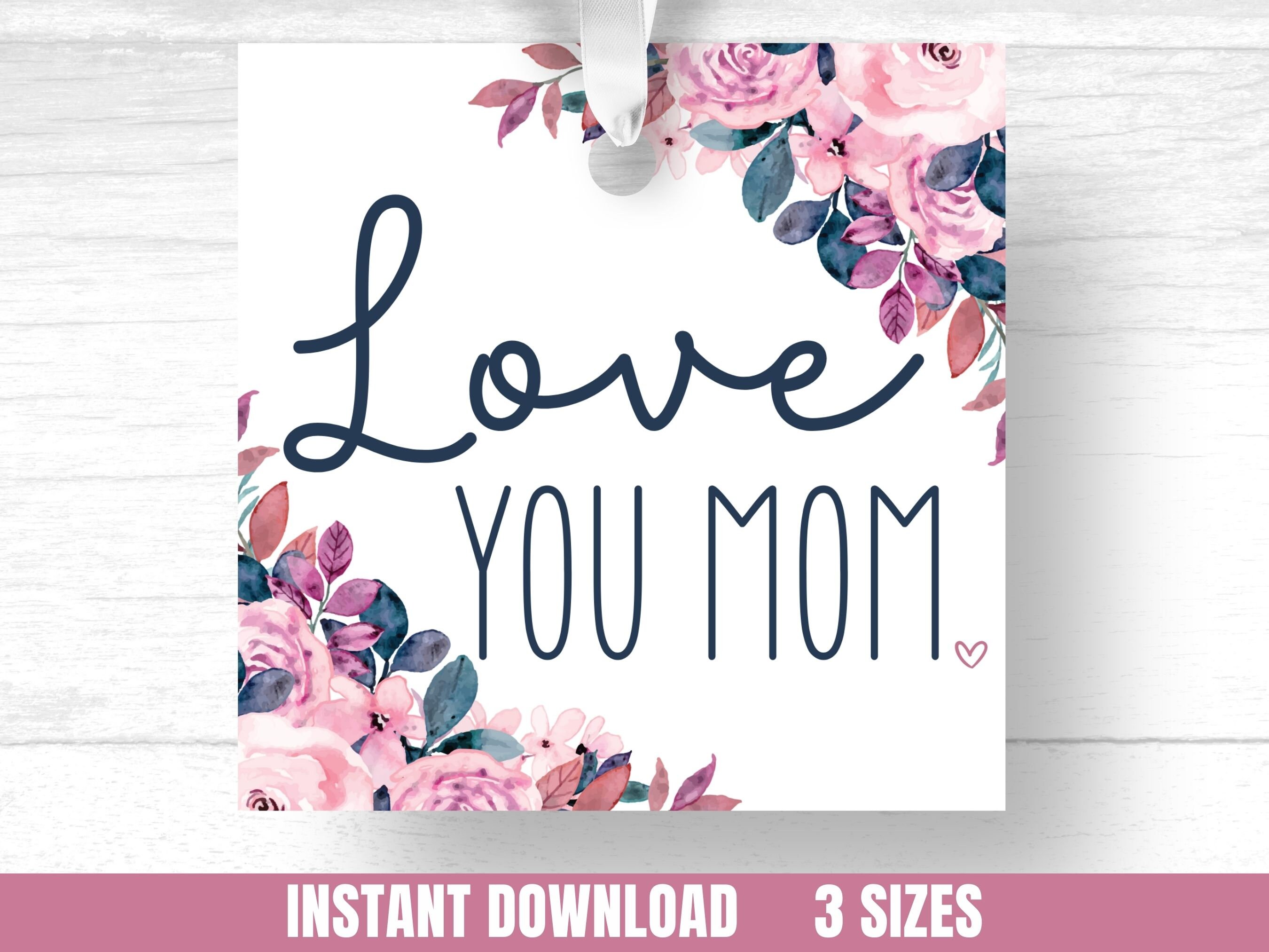 Happy Mother's Day Gift Tags Printable Gift Tag Mother's Day Favor Tag ...