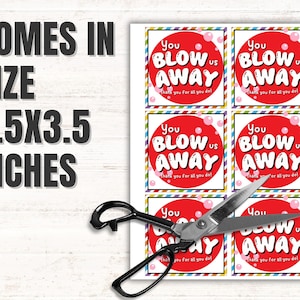 Printable Appreciation Tag for Gum Teacher Appreciation Tag Employee ...