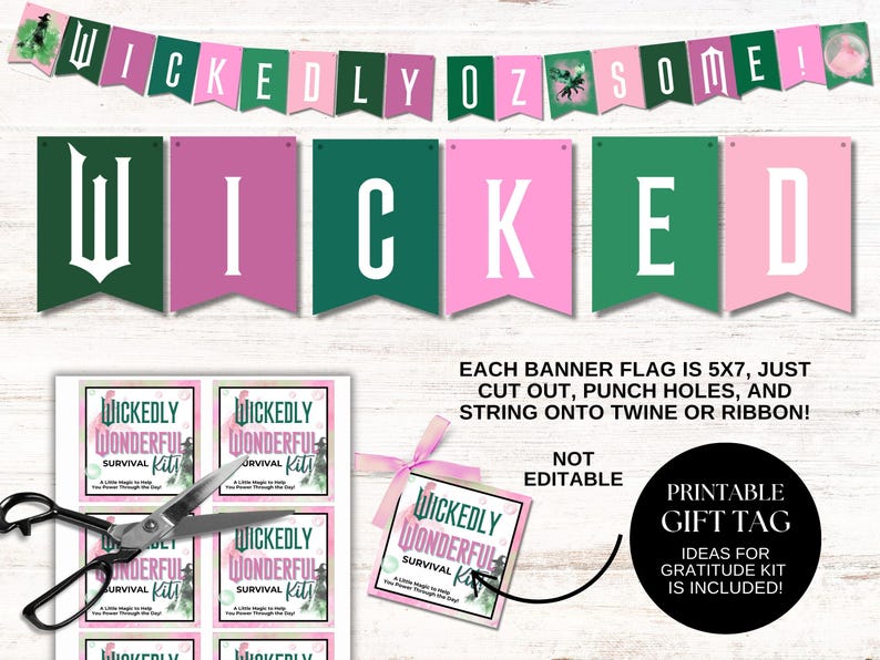 Wicked Teacher Appreciation Week Bundle Theme Ideas Editable Teacher ...