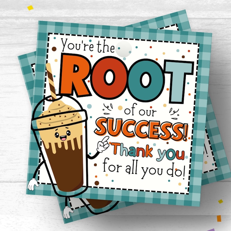 Root Beer Float Printable - Etsy