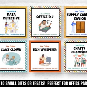 Funny Employee Appreciation Tags - Team Recognition Gift Tags, Staff ...
