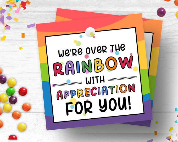 Employee Candy Bar Gift Tags, Employee Appreciation Tag Bundle - Etsy ...