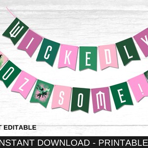 Wicked Teacher Appreciation Banner Printable Wicked Ozsome Theme Idea ...