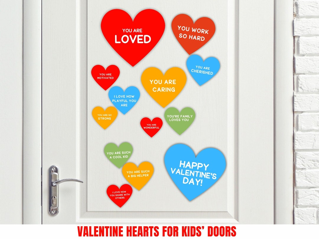 Hearts for Kids' Door for Valentine's Day, Daily Messages for Valentine ...