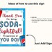 Soda Appreciation Sign Printable Pop & Soda Sign Teacher Appreciation ...