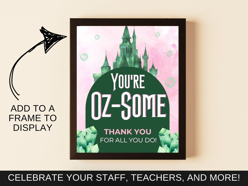 Wicked Teacher Appreciation Sign Printable Theme Ideas Sign for ...