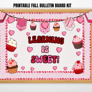 Printable Valentine Bulletin Board Valentine Classroom Door Decoration ...