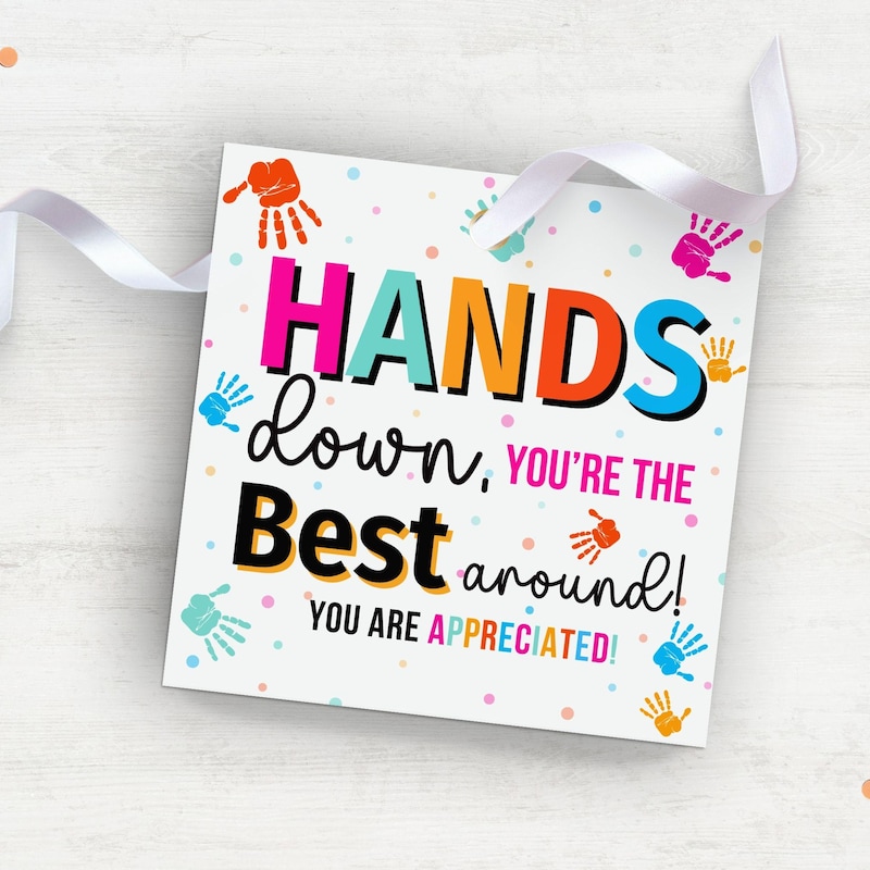 Hands Down Best Teacher - Etsy