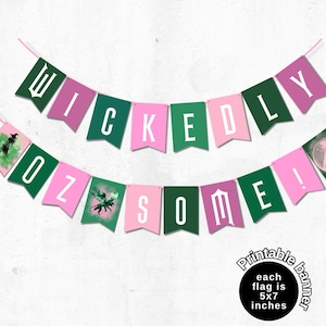 Wicked Teacher Appreciation Banner Printable Wicked Ozsome Theme Idea ...