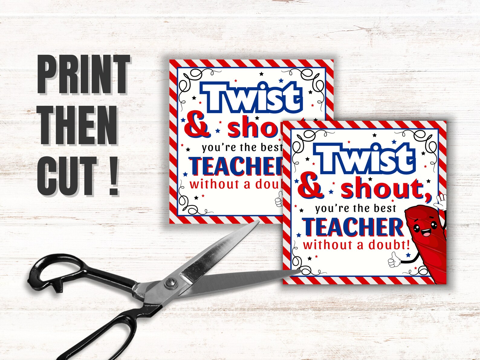 Teacher Appreciation Candy Gift Tags Thank You Teacher Gift Tag Candy ...