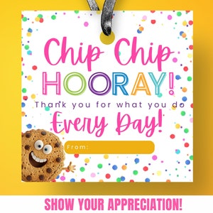 Chip Chip Hooray Appreciation Gift Tag Printable Chip Chip Hurray ...