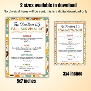 God's Survival Kit Christian Teacher Appreciation Church Volunteers ...