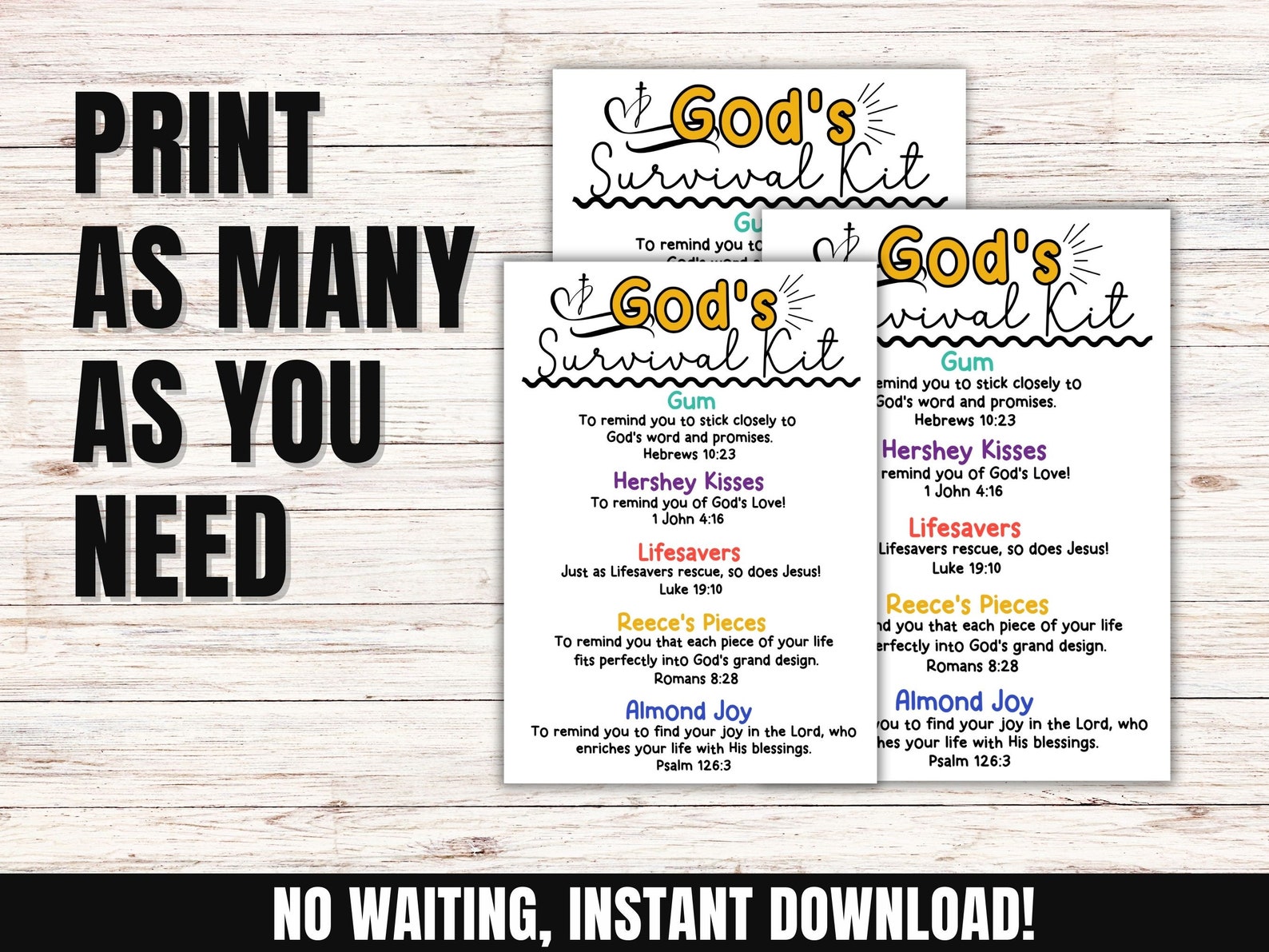 God's Survival Kit Church Tags Printable Survival Kit From God ...