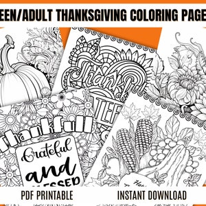 Printable Thanksgiving Adult Coloring Pages, Thanksgiving Coloring ...