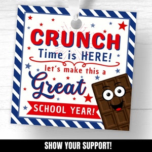 First Day of School Sweet Treat Tag Back to School Candy Tag Welcome ...