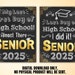 First Day of Senior Year Sign Printable First Day of 12th Grade Sign ...