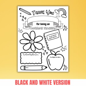Teacher Appreciation Week Printable Teacher Appreciation Gift Thank You ...