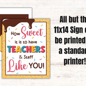 Sweets for Teachers Candy Buffet School PTO PTA Theme Teacher Candy ...