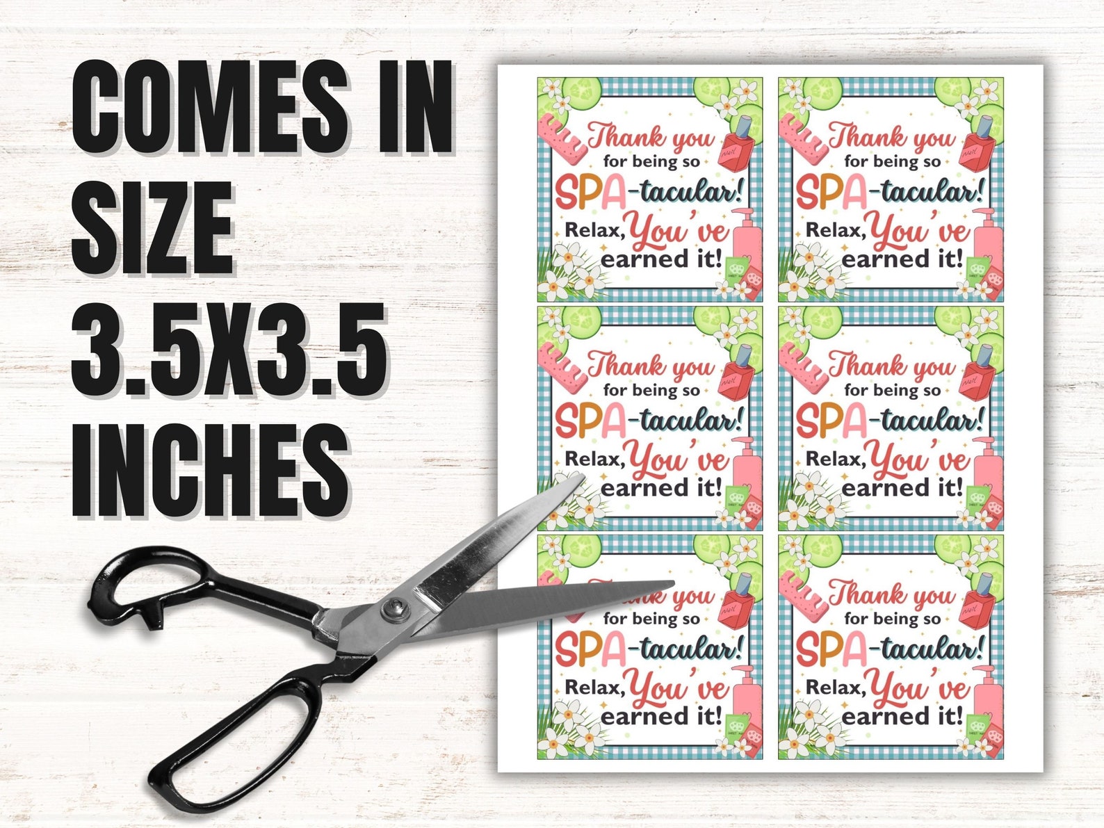 Spa Appreciation Gift Tags Spa -tacular Gift Tags for Teacher Nail ...