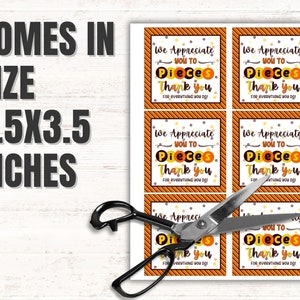 Employee Appreciation Candy Tag Printable Candy Employee Appreciation ...